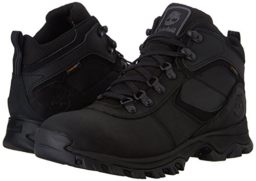 Timberland Men's Anti-Fatigue Hiking Waterproof Leather Mt. Maddsen Boot, Black, 11.5