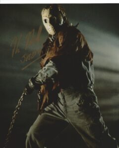 friday the 13th 8x10 signed autographed kane hodder as jason voorhees photo