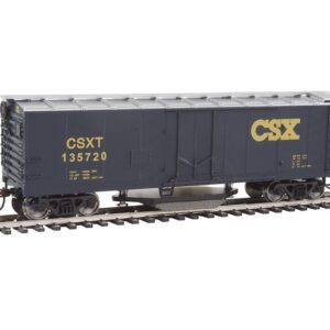 Walthers Trainline 40-Foot Plug-Door Track Cleaning Boxcar CSX 135720, HO Scale