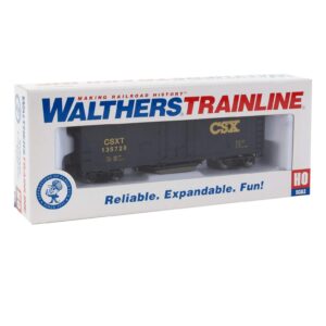 Walthers Trainline 40-Foot Plug-Door Track Cleaning Boxcar CSX 135720, HO Scale