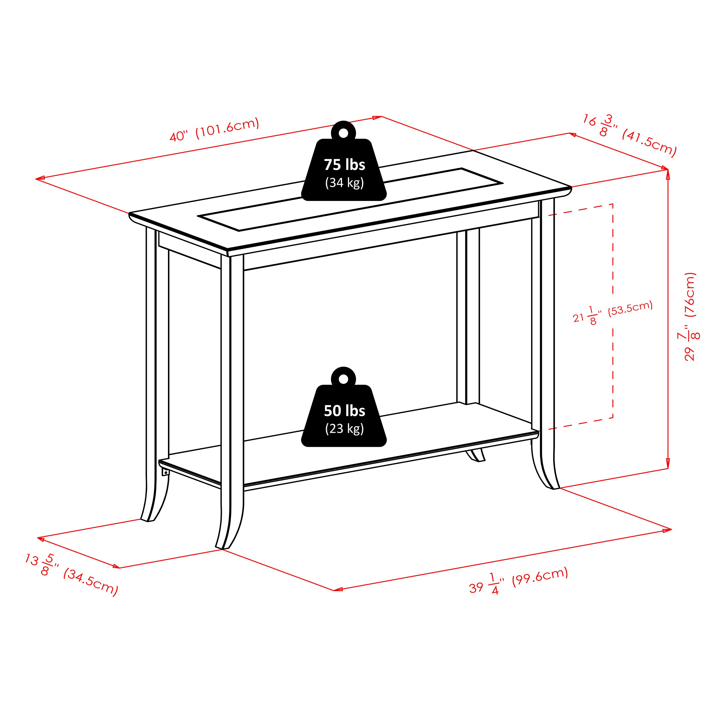 Winsome Genoa Occasional Table, Dark Espresso