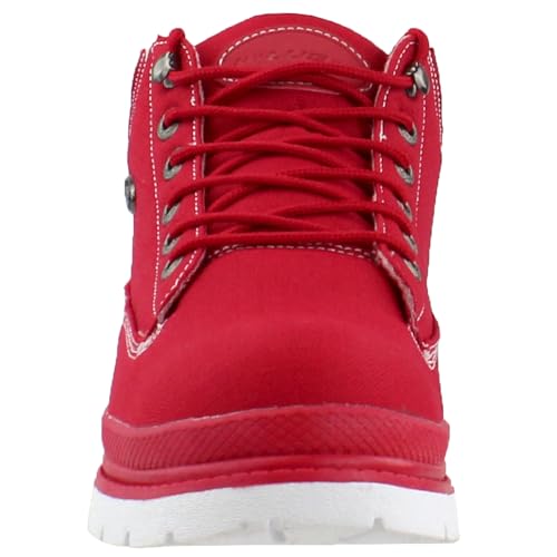 Lugz Men's Drifter Ripstop Boot, Red/White, 9 D US