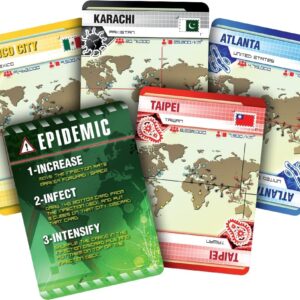 Pandemic Board Game (Base Game) | Cooperative Board Game for Adults and Family | Ages 8+ | 2 to 4 players | Average Playtime 45 minutes | Made by Z-Man Games