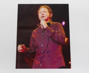 simply red holding back the years genuine mick hucknall signed autographed 8x10 glossy photo loa