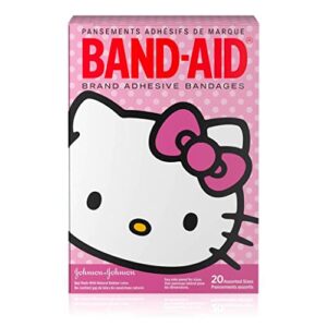 band-aid® brand adhesive bandages, featuring hello kitty, 20 count