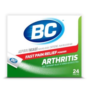 bc pain relief powder, arthritis pain, 24 ct (pack of 1)