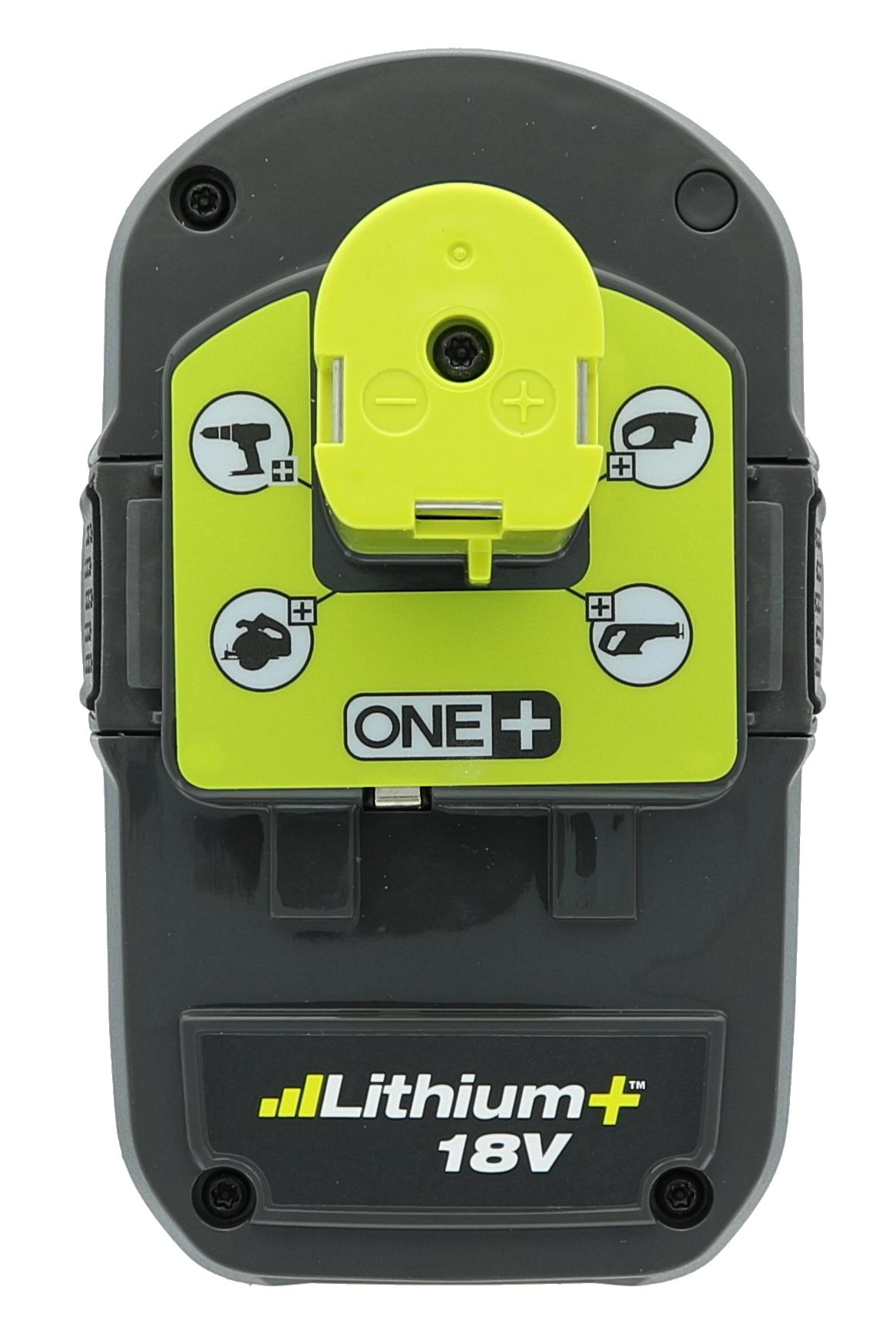 Ryobi P107 One+ 18 Volt Compact Lithium Ion 1.5 Ah Battery Multi Pack (2 Batteries)