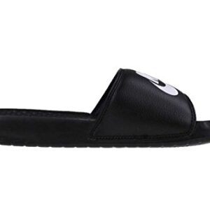 Nike Men's Benassi Just Do It Athletic Sandal, Black/White Noir/Blanc, 9.0 Regular US