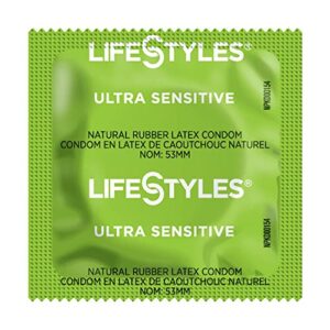 lifestyles rubber ultra sensitive condom - 100 condoms