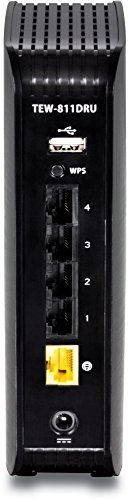 TRENDnet Wireless AC1200 Dual Band Gigabit Router with USB Share Port, TEW-811DRU