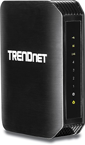 TRENDnet Wireless AC1200 Dual Band Gigabit Router with USB Share Port, TEW-811DRU