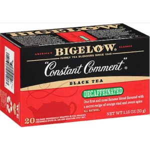 bigelow tea constant comment decaf 20 bags (pack of 3)