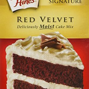 Duncan Hines Signature Red Velvet Deliciously Moist Cake Mix 1 Lb. 2.25 Oz. Box (3 Pack)