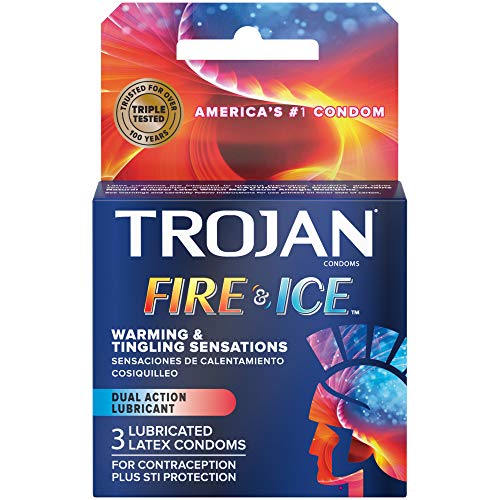 Trojan Fire & Ice Condoms 3 Pack