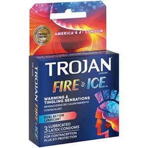 Trojan Fire & Ice Condoms 3 Pack