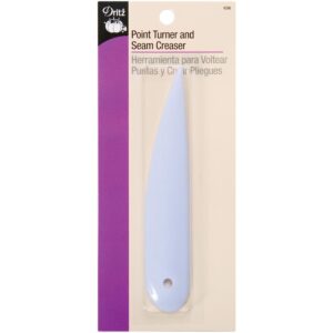 dritz 636 point turner & seam creaser , white