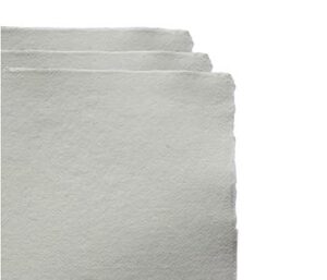 khadi handmade 100% rag watercolour paper 320: rough: pack 20 sheets of a4, a42w