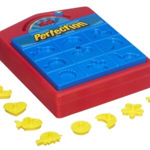 Hasbro Gaming Perfection Popping Shapes and Pieces Game for Kids Ages 4 and Up