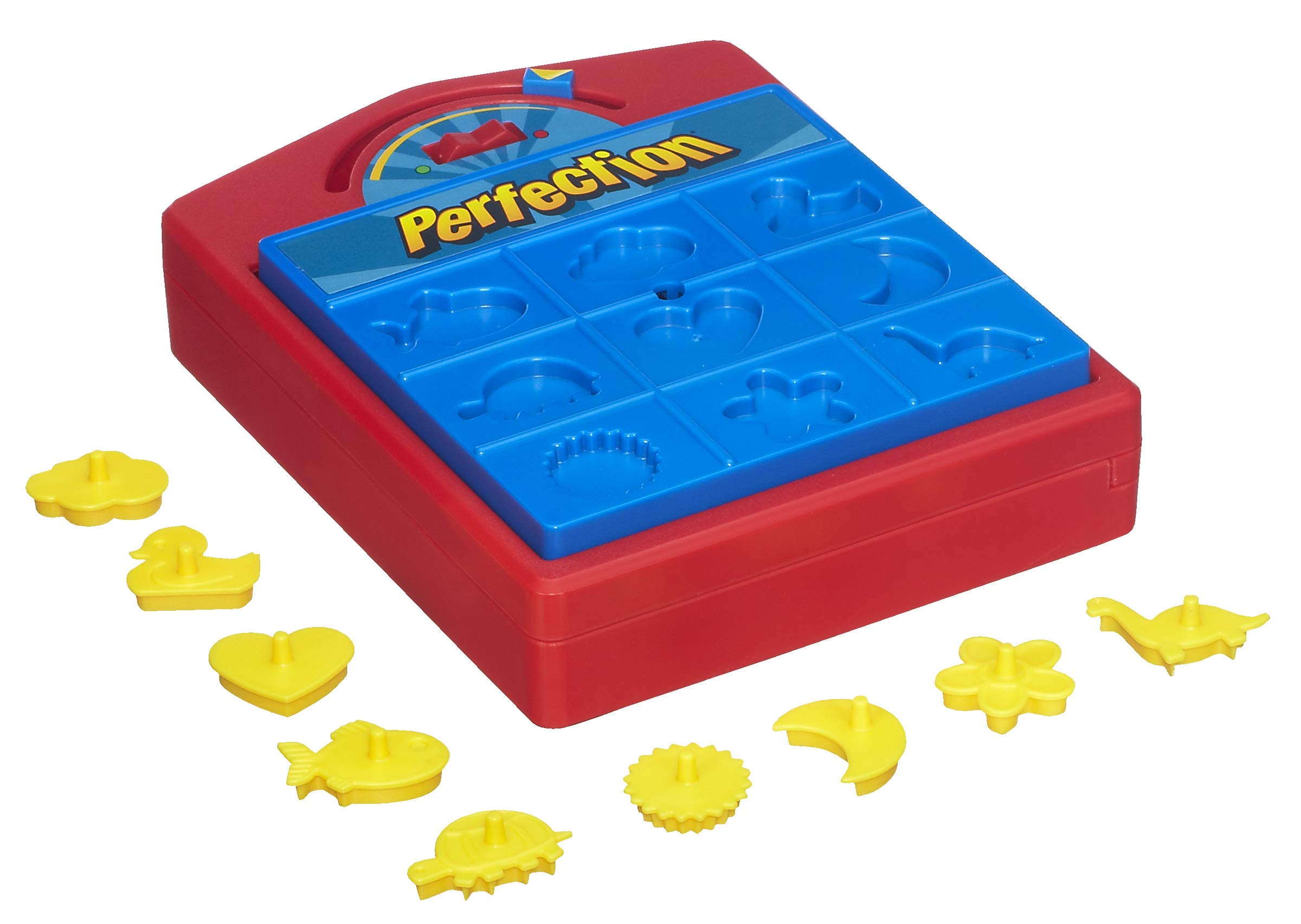 Hasbro Gaming Perfection Popping Shapes and Pieces Game for Kids Ages 4 and Up