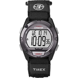 timex men's t49949 expedition digital cat black fast wrap watch