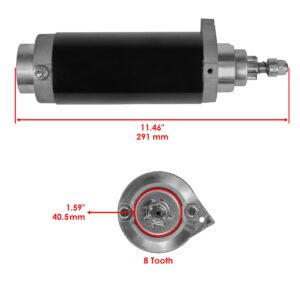 Caltric Starter Compatible with Mercury 200 200Hp 200L Efi 200L Jet 140 1994-2005