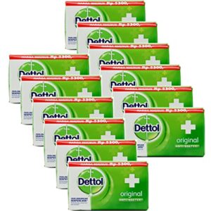 dettol anti-bacterial hand and body bar soap, original, 110 gr / 3.88 oz (pack of 12)