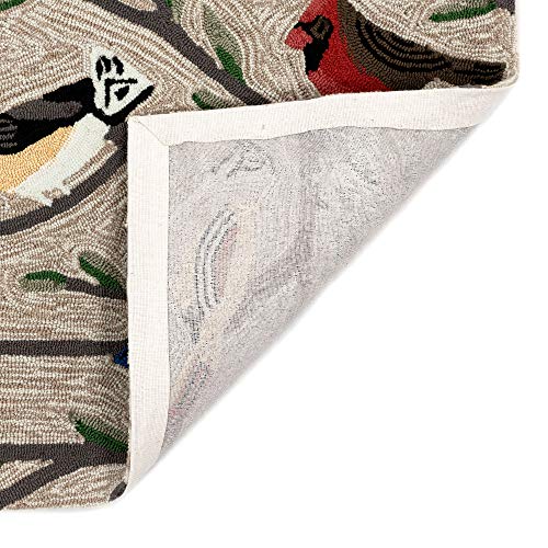 Liora Manne Frontporch Birds Indoor/Outdoor Rug, 2 x 3 ft, Multi