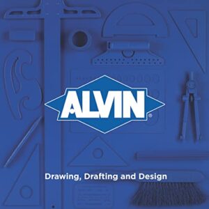 ALVIN ALT12 Aluminum Graduated T-Square Drawing and Design Tool for Students and Professionals Great for Carpentry, Drafting, Architecture, Engineering, and Art - 12 Inches