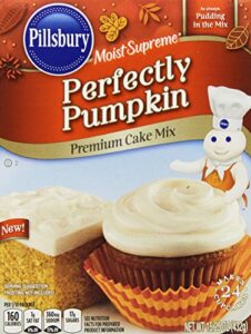 pillsbury moist supreme perfectly pumpkin premium cake mix, 15.25 ounce