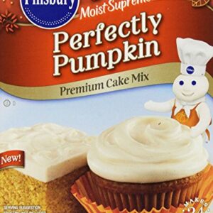 Pillsbury Moist Supreme Perfectly Pumpkin Premium Cake Mix, 15.25 Ounce