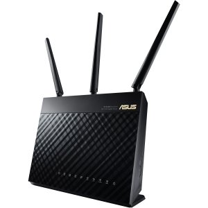 ASUS AC1900 WiFi Router (RT-AC68U) - Dual Band Gigabit Wireless Internet Router, Gaming & Streaming, AiMesh Compatible, Included Lifetime Internet Security, Adaptive QoS, Parental Control