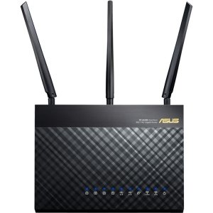 ASUS AC1900 WiFi Router (RT-AC68U) - Dual Band Gigabit Wireless Internet Router, Gaming & Streaming, AiMesh Compatible, Included Lifetime Internet Security, Adaptive QoS, Parental Control