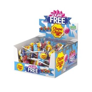 50 x Chupa Chups SUGAR FREE Lolly Assorted Flavours