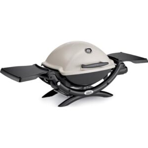 weber q1200 liquid propane grill, titanium