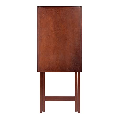 Winsome 94422 Folding Butler Tray Table, Antique Walnut