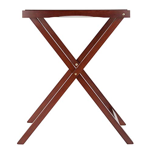 Winsome 94422 Folding Butler Tray Table, Antique Walnut