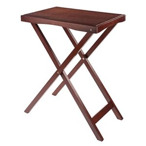 Winsome 94422 Folding Butler Tray Table, Antique Walnut