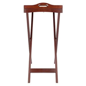 Winsome 94422 Folding Butler Tray Table, Antique Walnut