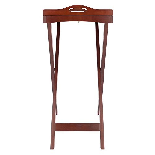 Winsome 94422 Folding Butler Tray Table, Antique Walnut