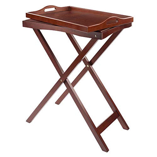 Winsome 94422 Folding Butler Tray Table, Antique Walnut