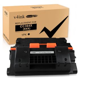 v4ink compatible toner cartridge replacement for hp 64x cc364x 90x ce390x (1-pack, high-yield) work with laserjet p4015 p4515, laserjet enterprise 600 m602 m603, laserjet enterprise m4555 series