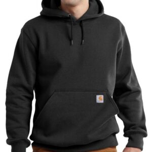 Carhartt Men's Rain Defender Loose Fit Heavyweight Sweatshirt, Black, X-Large