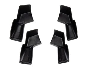 camco 42323 gutter spout with extension - pack of 4, black