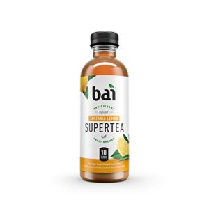 Bai Iced Tea, Tanzania Lemon, Antioxidant Infused Supertea, Crafted with Real Tea (Black Tea, White Tea), 18 Fluid Ounce Bottles, (Pack of 12)