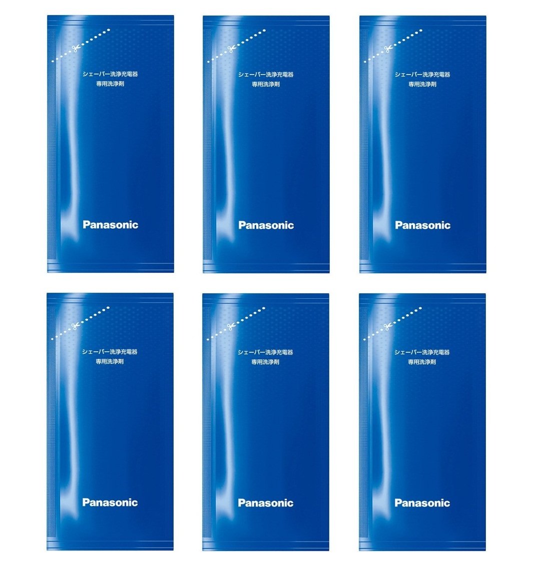 [Bulk buying set] Panasonic LAMDASH shaver cleaning charger dedicated cleaning agents -6 pieces- (japan import) by Panasonic