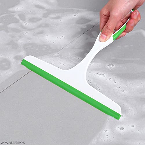 Window Cleaning Shower Glass Squeegee - 9.5Inch Small Squeegee for Shower Glass Door for Car Windshield Cleaner Tool Shower Door Window Cleaner - Mirror Cleaner Shower Squeegee for Tile with Good Grip