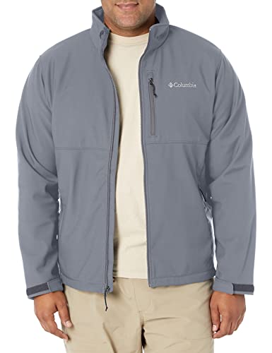 Columbia Men's Ascender Softshell Front-Zip Jacket, Graphite, Medium