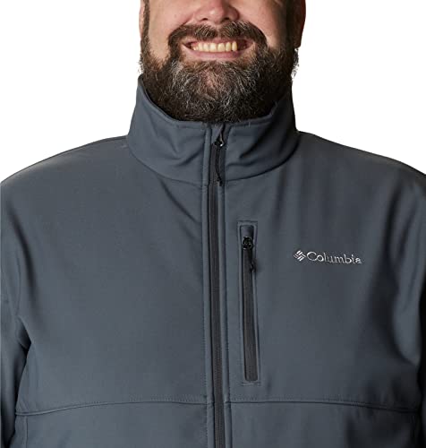 Columbia Men's Ascender Softshell Front-Zip Jacket, Graphite, Medium