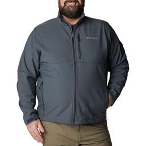 Columbia Men's Ascender Softshell Front-Zip Jacket, Graphite, Medium