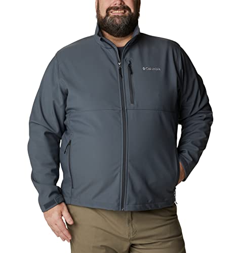 Columbia Men's Ascender Softshell Front-Zip Jacket, Graphite, Medium